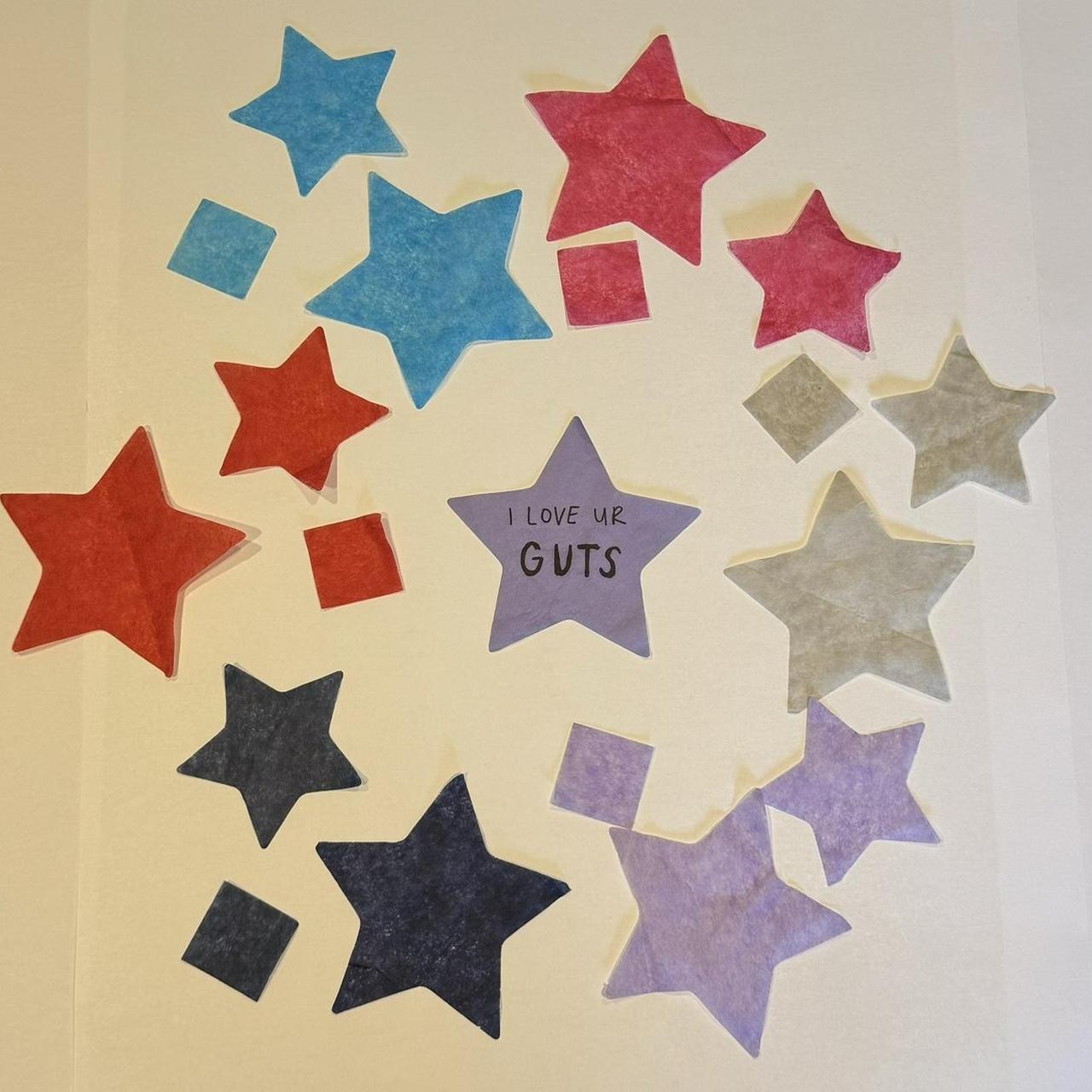 Olivia Rodrigo Guts Tour 'I love your guts' Confetti... | Depop