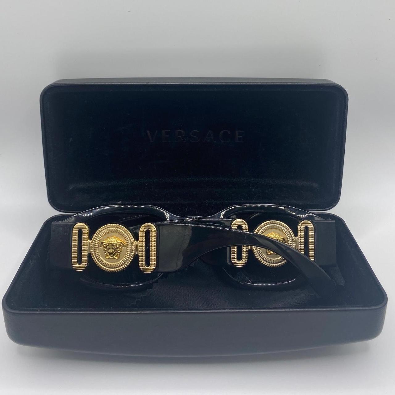 Black Versace Sunglasses #Versace #Locs - Depop