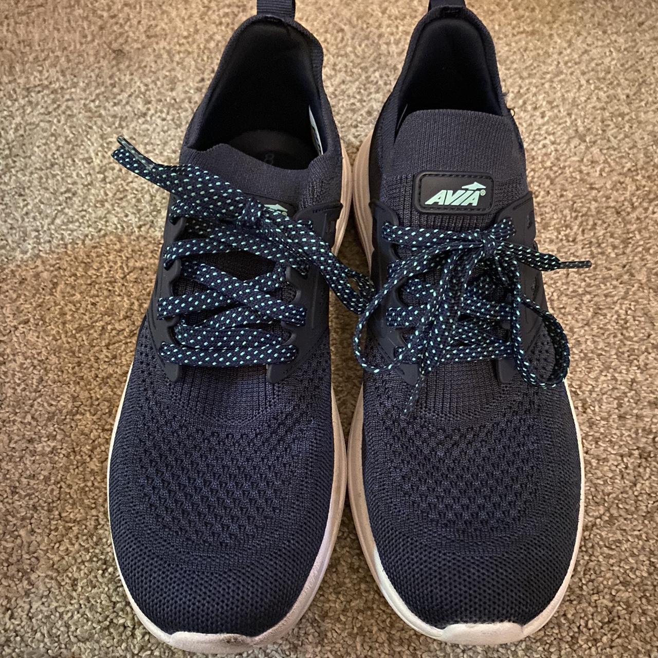 Avia navy and teal sneakers size 8 - Depop