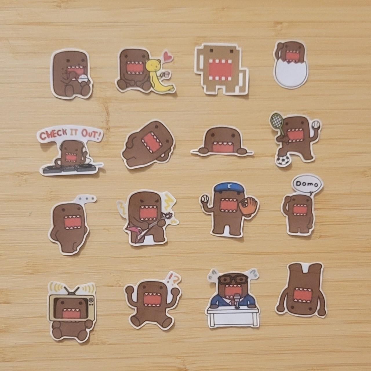 Domo sticker pack! 16 stickers #domo #domokun... - Depop