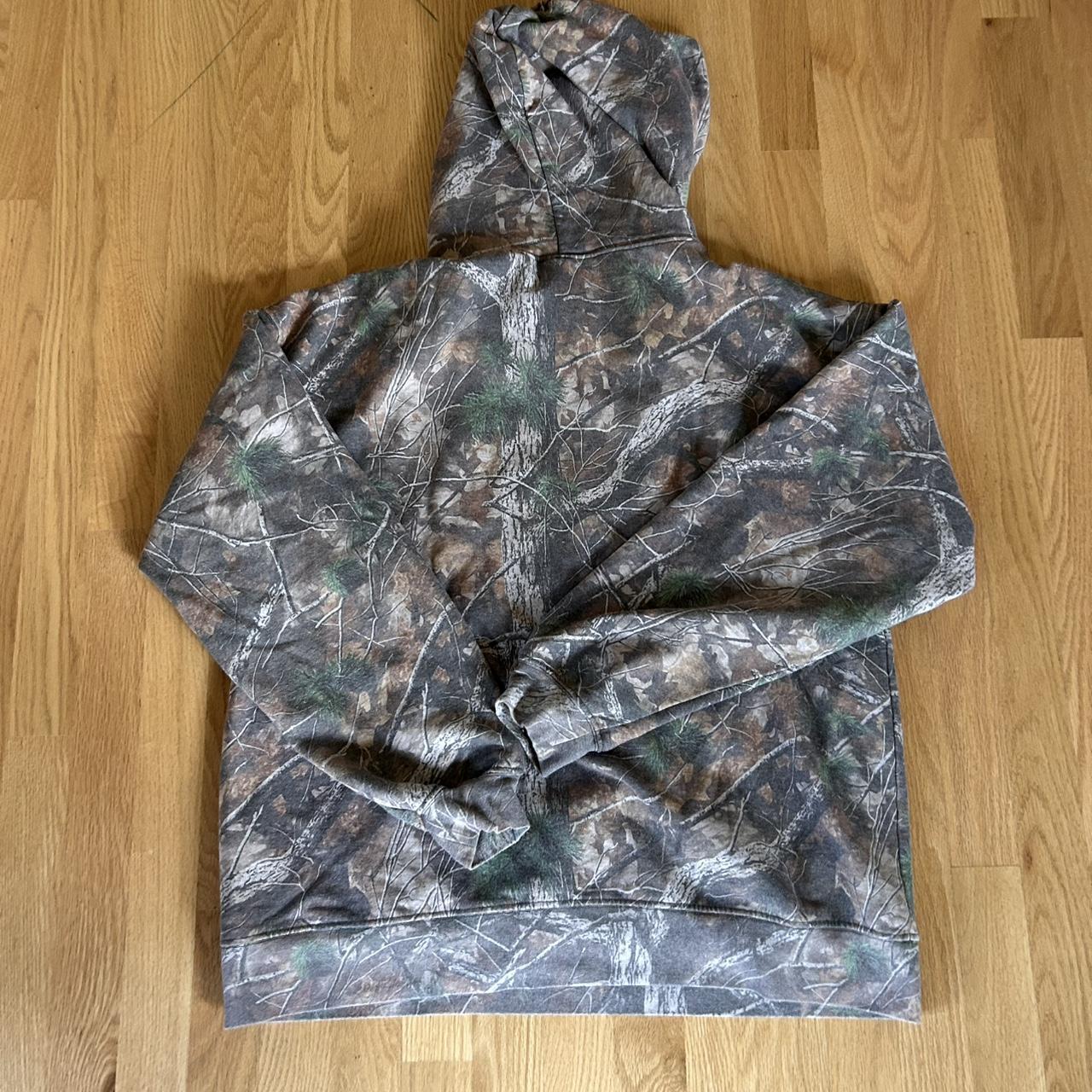 Real tree camo hoodie Super sweet fit on this with... | Depop