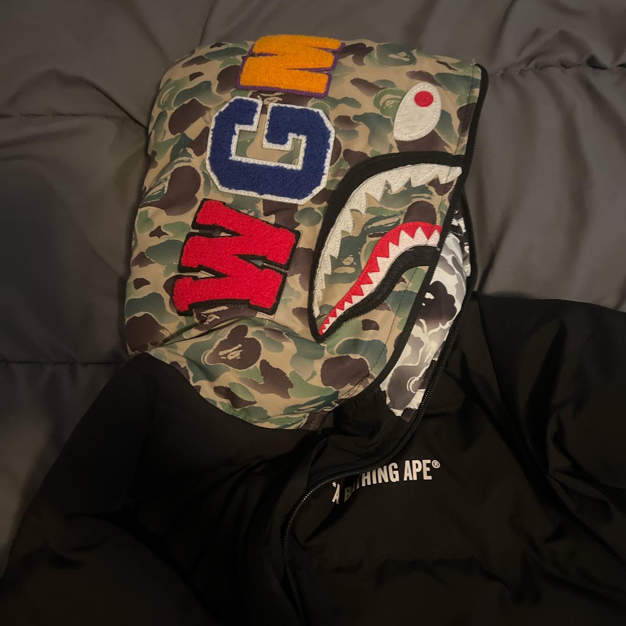 Bape puffer jacket - Depop