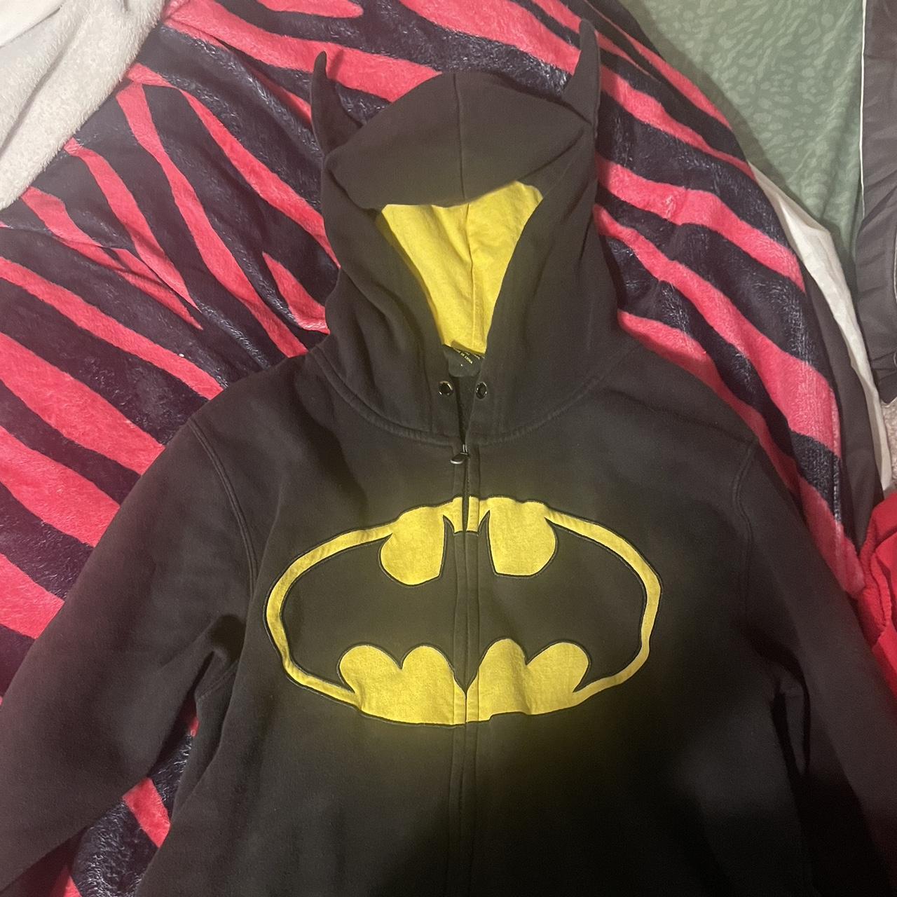Batman zip up hoodie #kidcore - Depop
