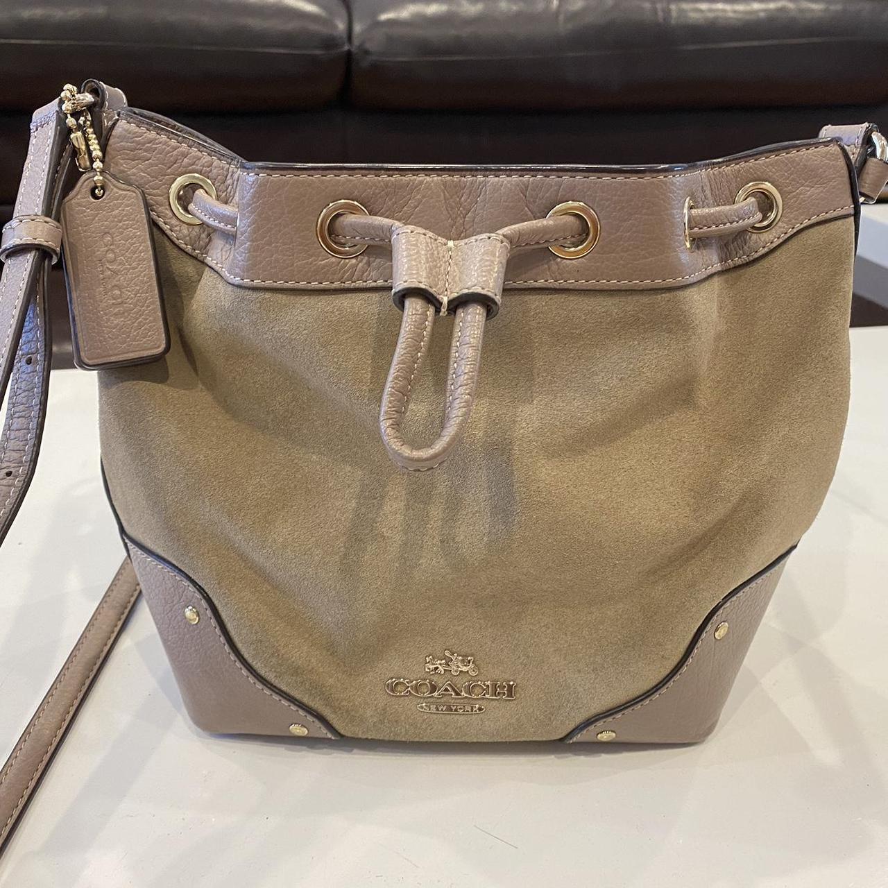 grey coach new york bag - FAST SHIPPING - Depop