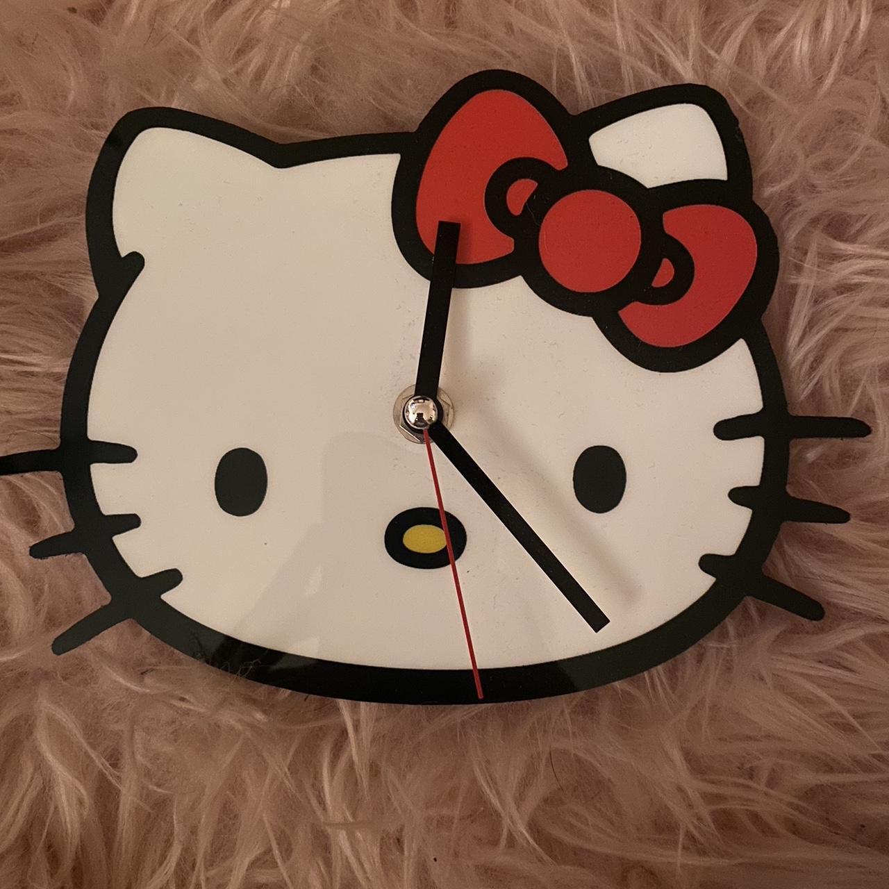 Hello Kitty clock #clock #HelloKitty #Sanrio - Depop
