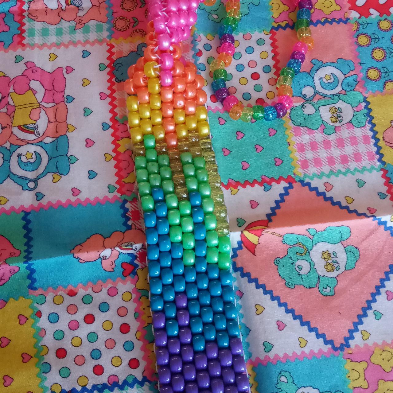 kandi tie. I can do custom colors and make you a... - Depop