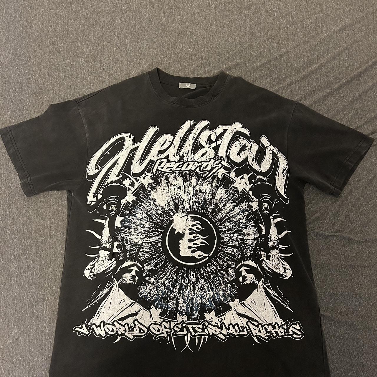 Hellstar The World Is Yours Tshirt Worn once Great... | Depop