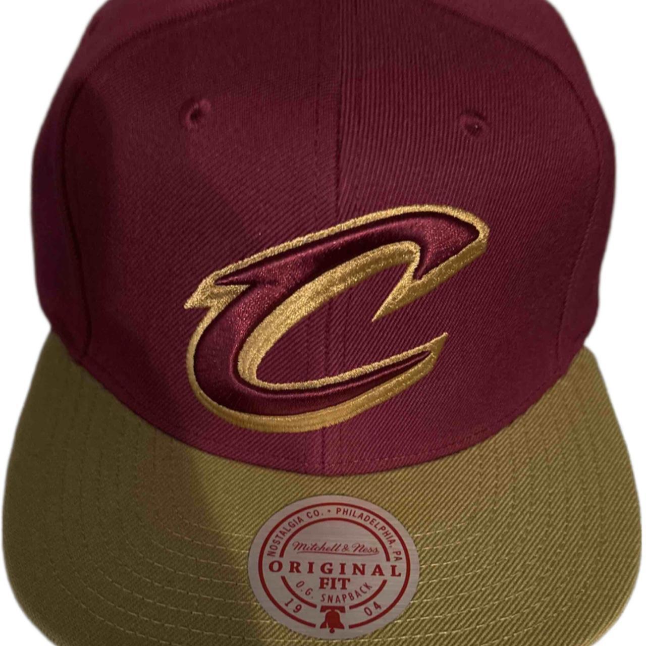 Cleveland Cavaliers Wine/Gold Official Team Color... - Depop