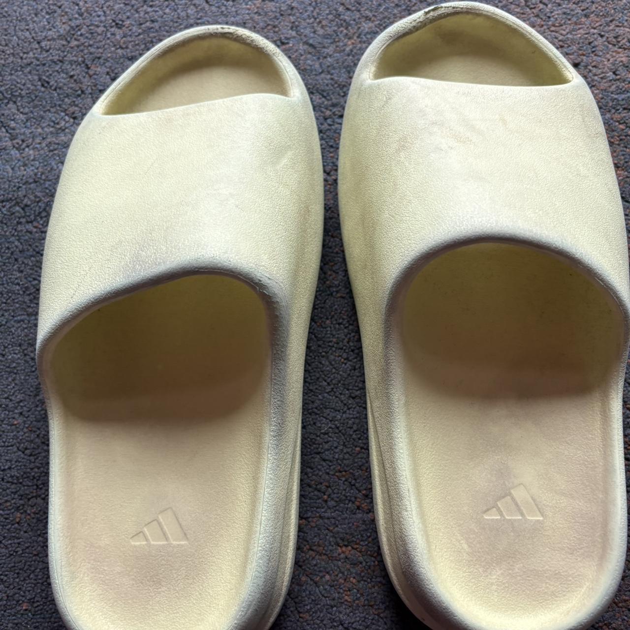 Neon yeezy slides | Depop