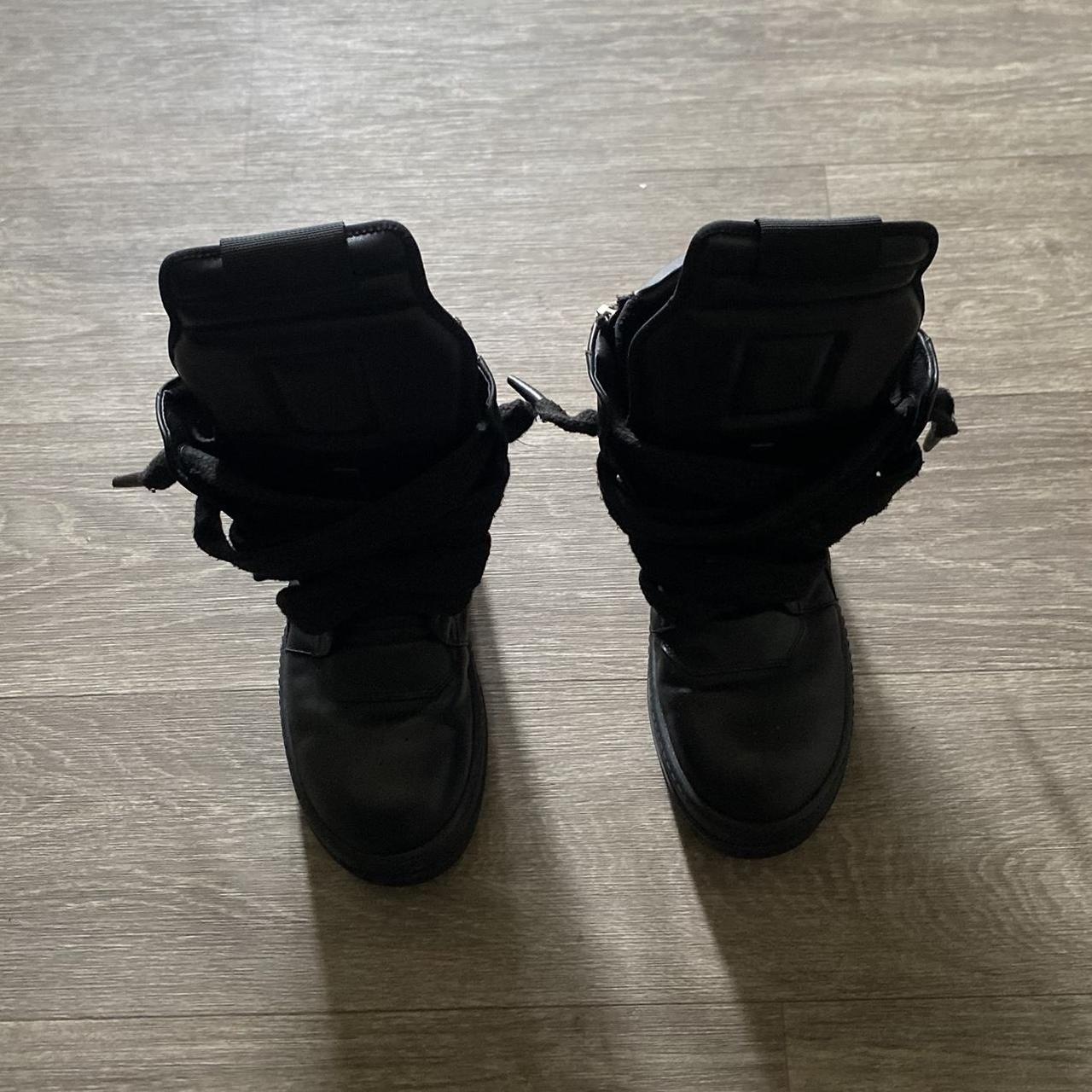 43 eu Rick Owens jumbo lace, (No Box) Black... | Depop