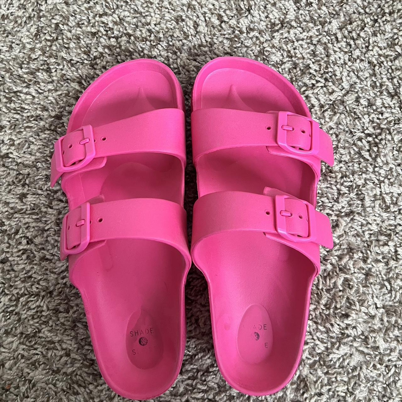 Hot pink sandals. Only worn a handful of times. - Depop