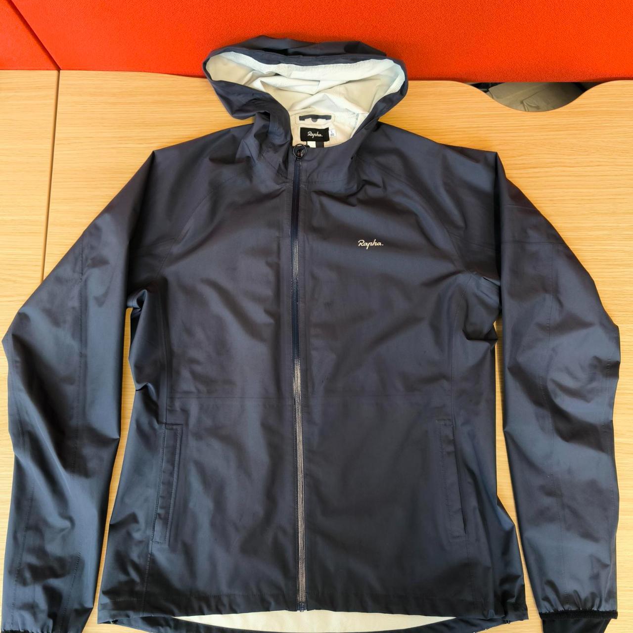 Rapha Navy Commuter Jacket - Depop