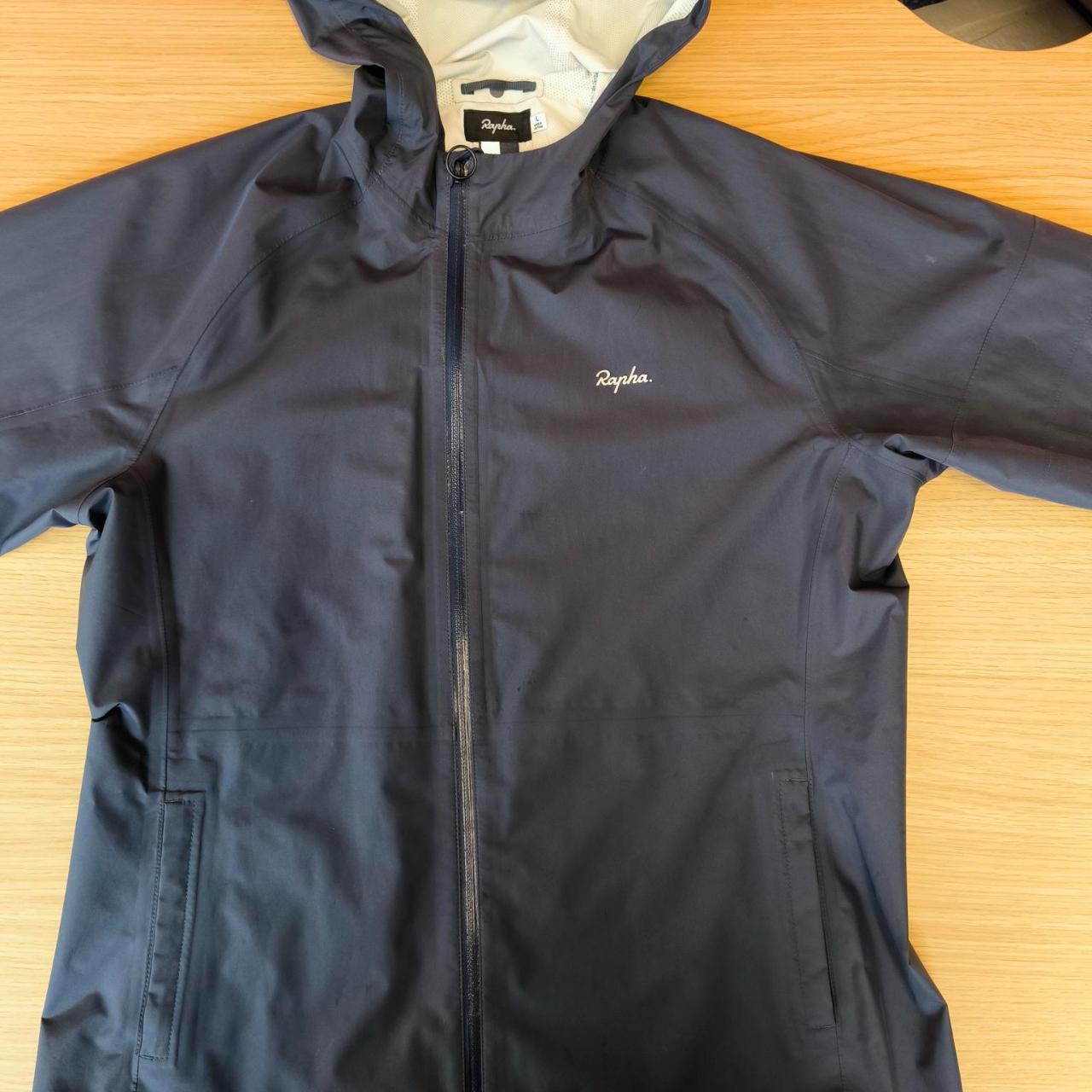 Rapha Navy Commuter Jacket - Depop