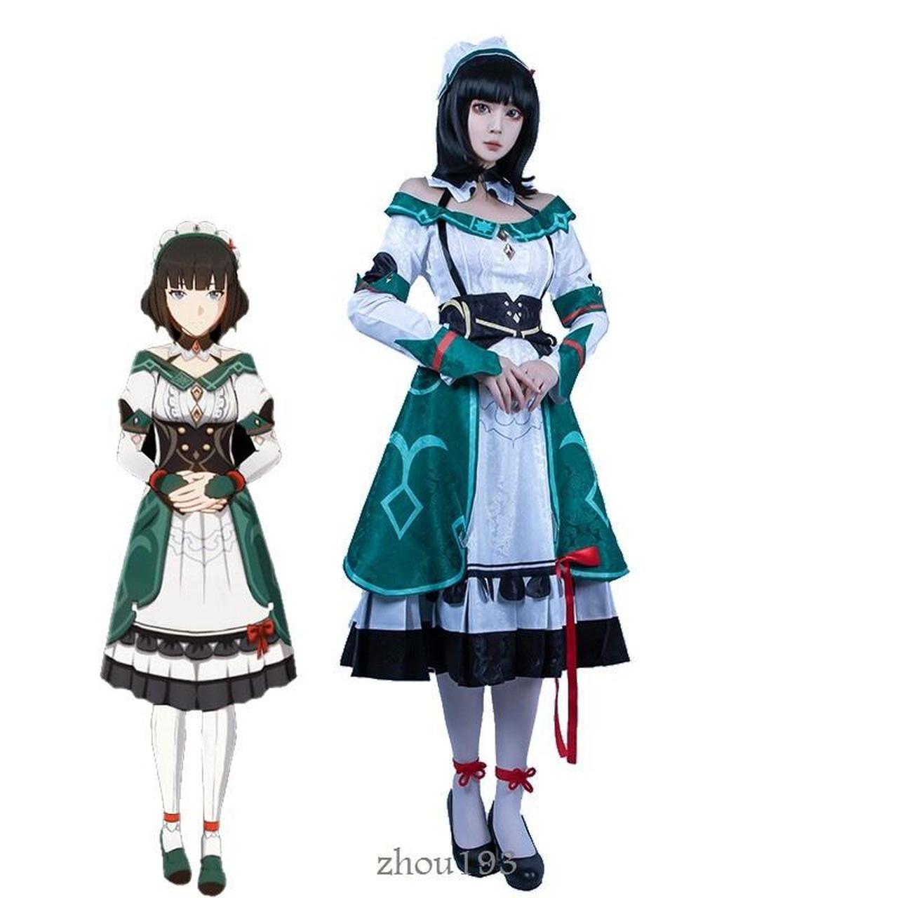 Katheryne Genshin Impact cosplay with shoes and wig!... | Depop