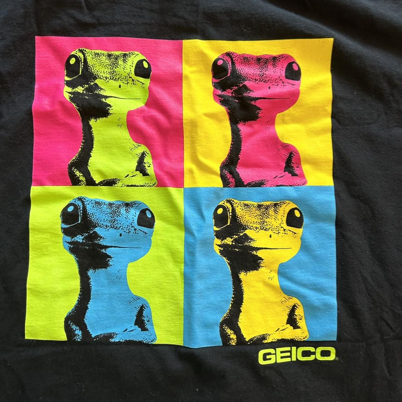 Sick Geico Gecko graphic tee. Andy warhol... | Depop