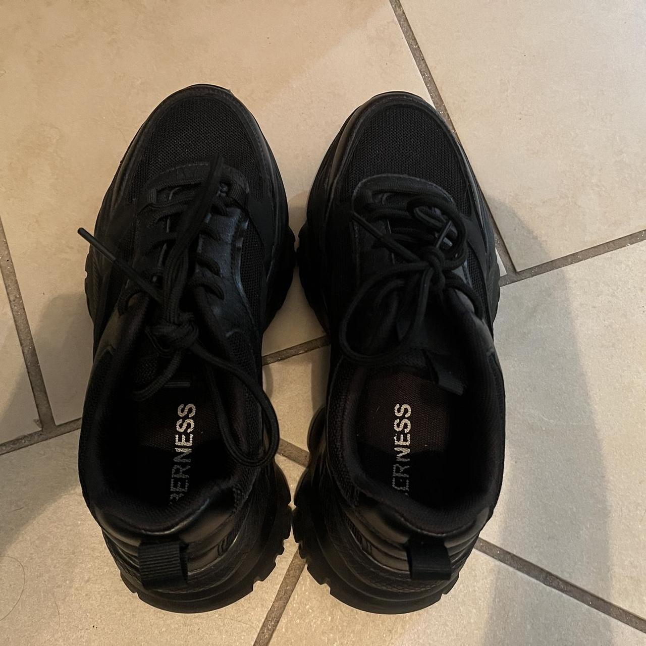 Black Berness Platform Sneakers - Depop