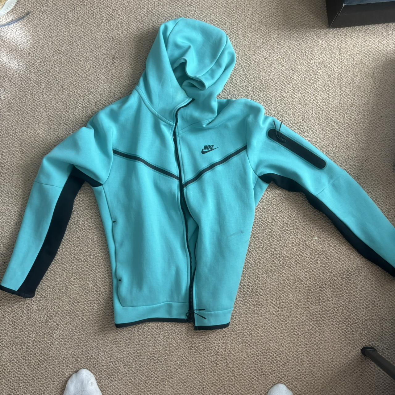 Teal Nike Tech - Depop