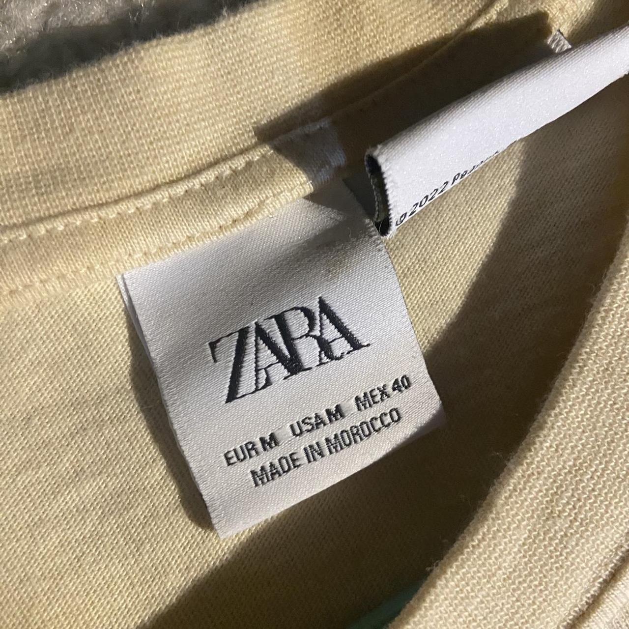 zara cartoon edition tshirt/ size: large : used 1x - Depop