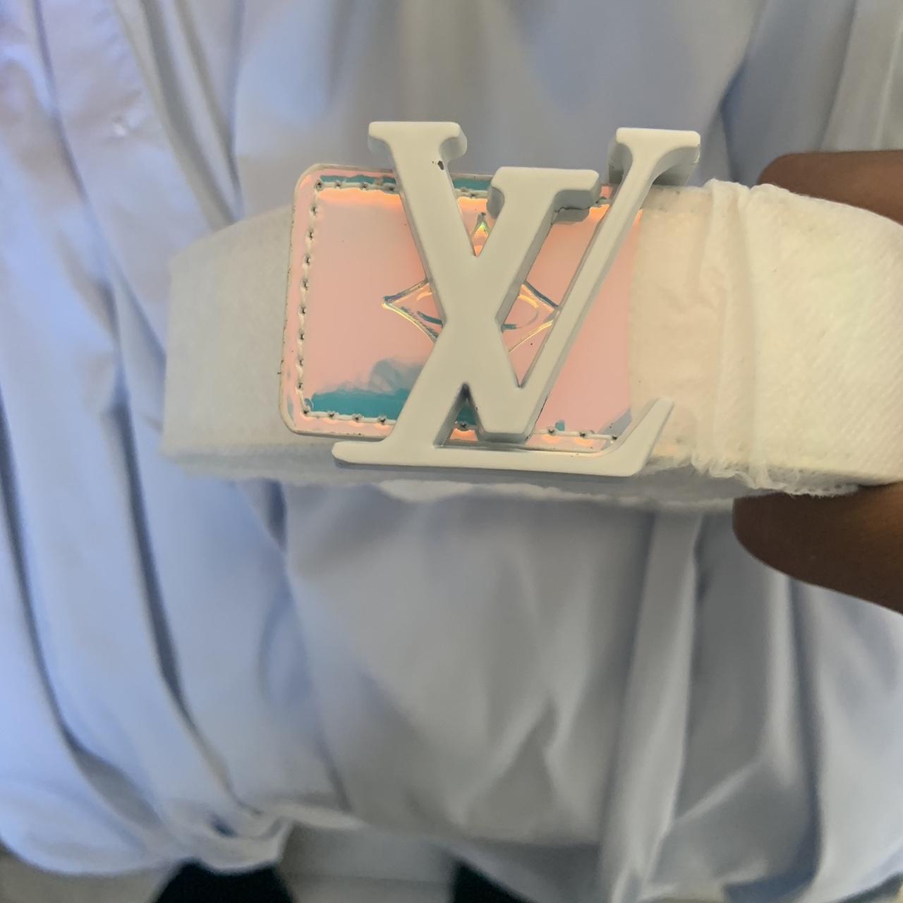 Multi colour reflective lv belt selling as not my... - Depop
