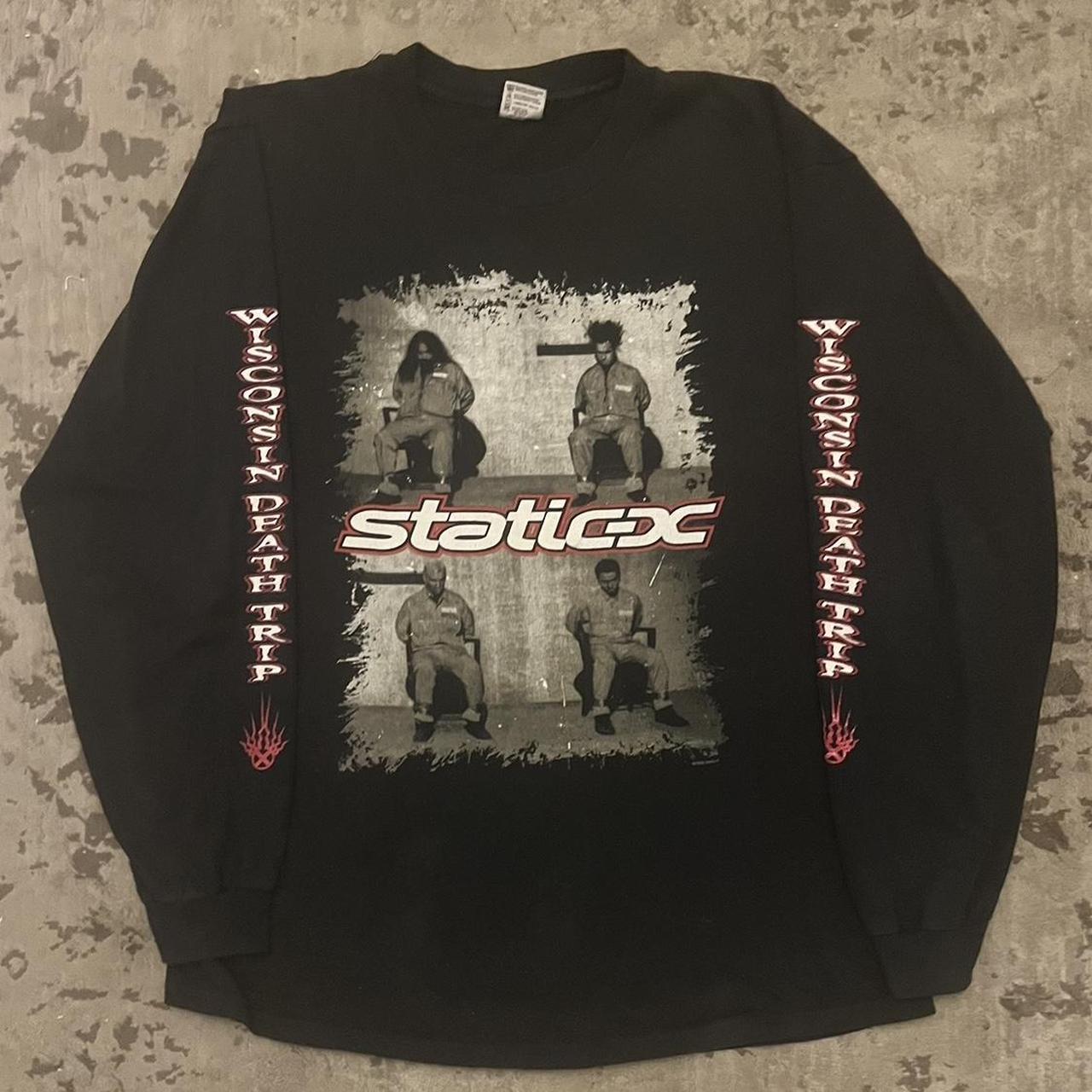 Vintage 1999 Static-X Wisconsin Death Trip | Depop Vintage 1999 Static-X Wisconsin Death Trip | Depop
