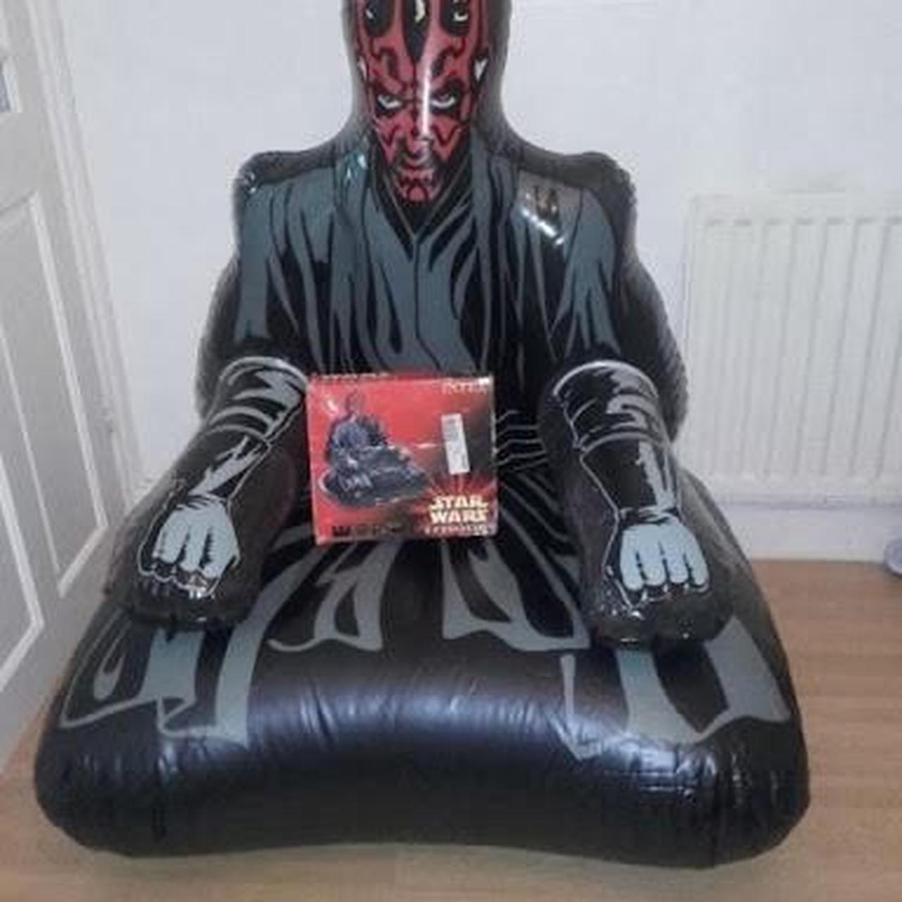 Vintage inflatable darth maul chair Star Wars... - Depop
