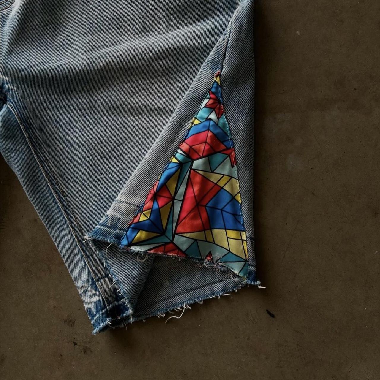 "Crowned Jewel" Flared Jorts - $35 - Flared Fit... - Depop