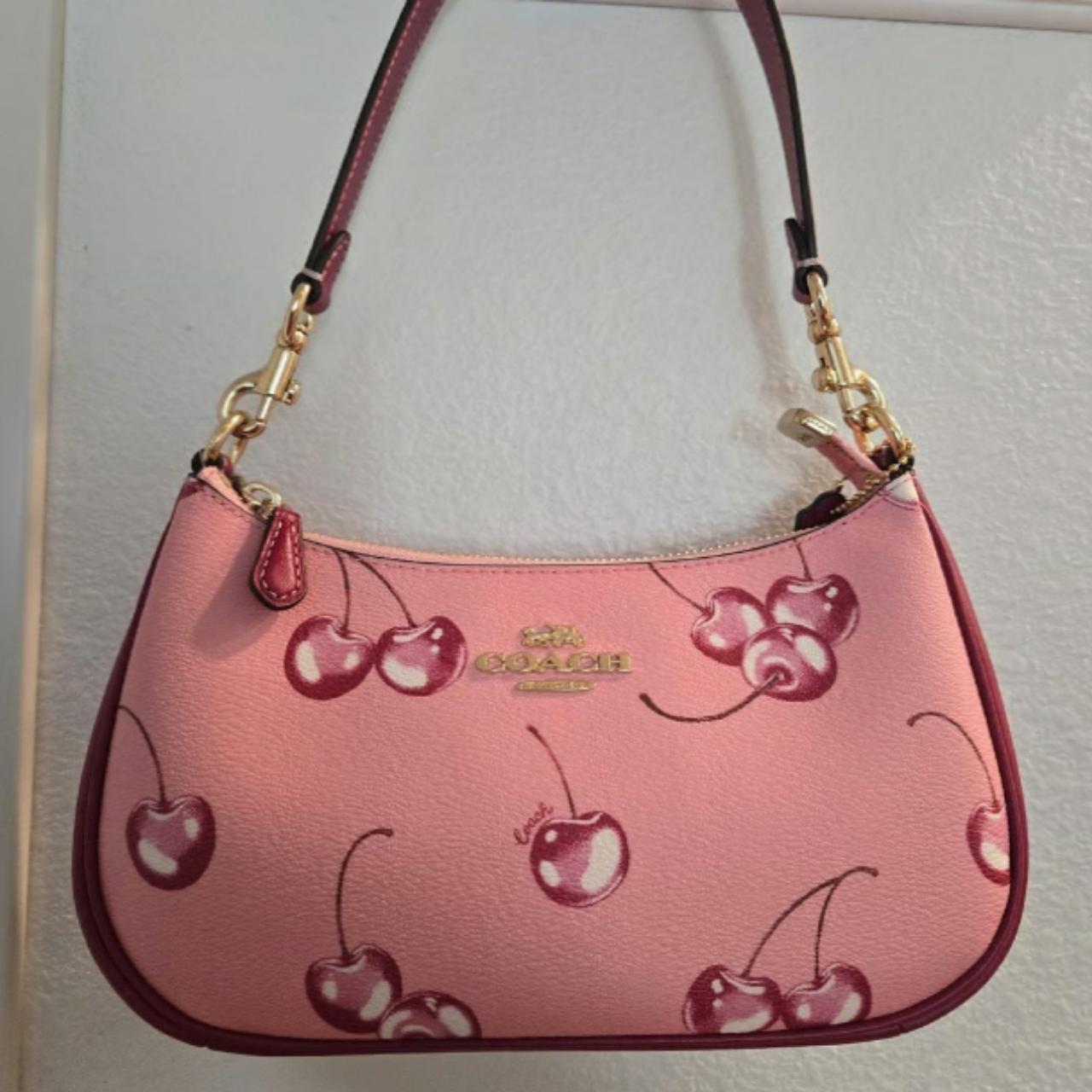 Coach Teri Cherry Print Shoulder Bag Adjustable... - Depop
