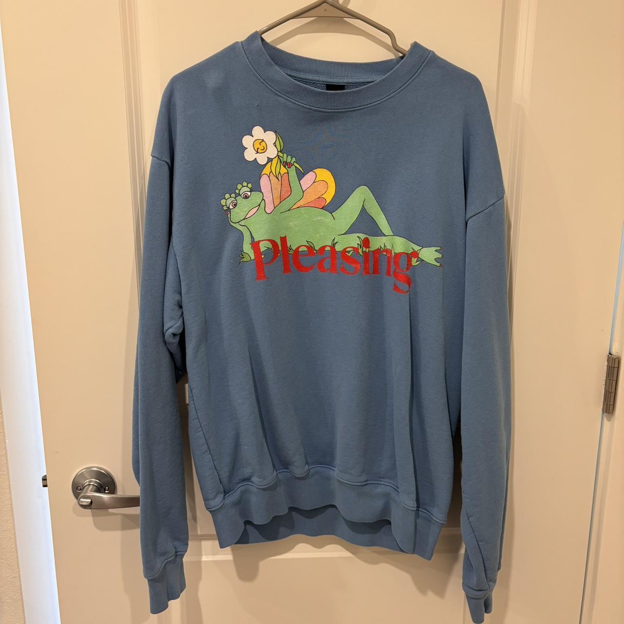 Pleasing frog crew neck Size medium Worn once -... - Depop