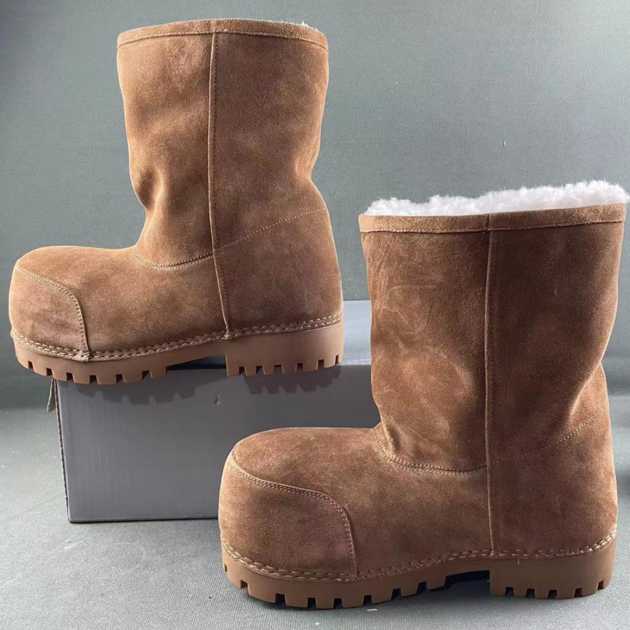 Balenciaga alaskan boots brown sizes 10 and 12 | Depop