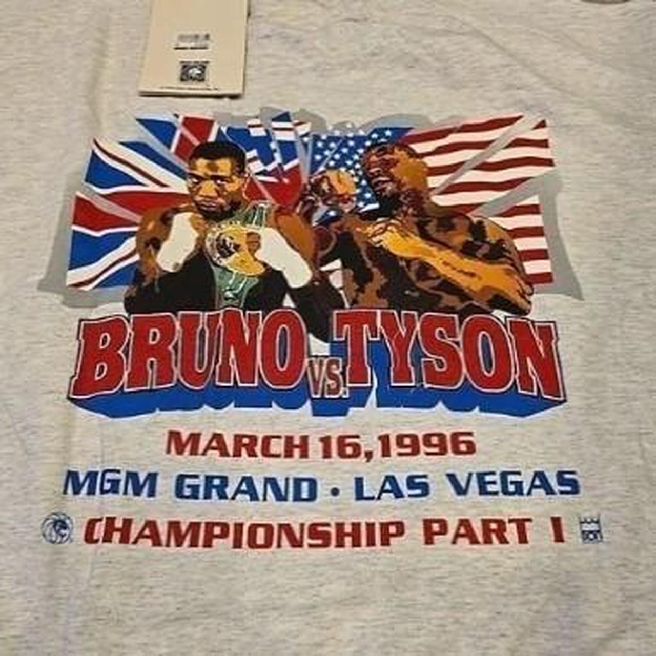 Lot 4 RARE Mike TYSON BRUNO BOXING T-SHIRT MARCH 16 | Depop Lot 4 RARE Mike TYSON BRUNO BOXING T-SHIRT MARCH 16 | Depop