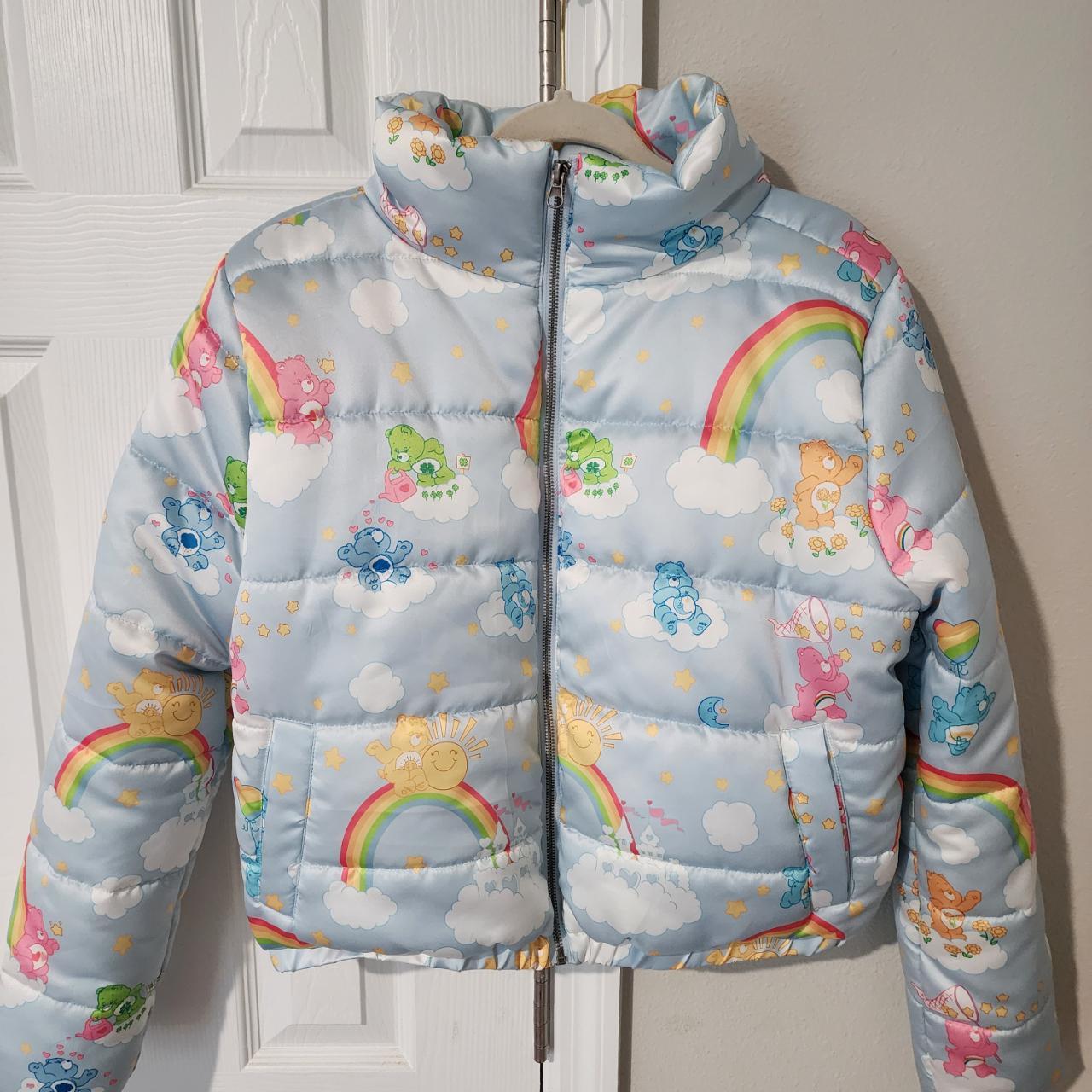 Mad Engine Care Bears Puffer Jacket - Depop