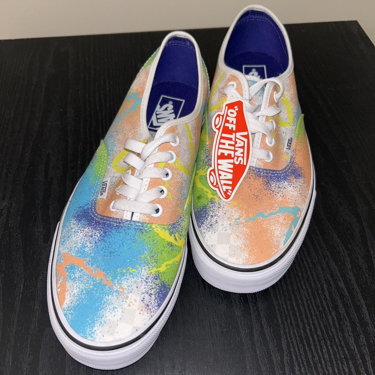 Authentic Vans color wash. Worn zero times. No... - Depop