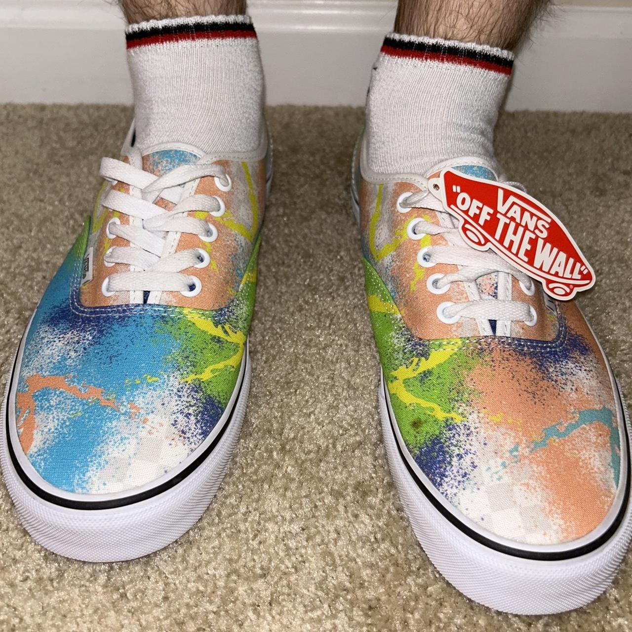 Authentic Vans color wash. Worn zero times. No... - Depop