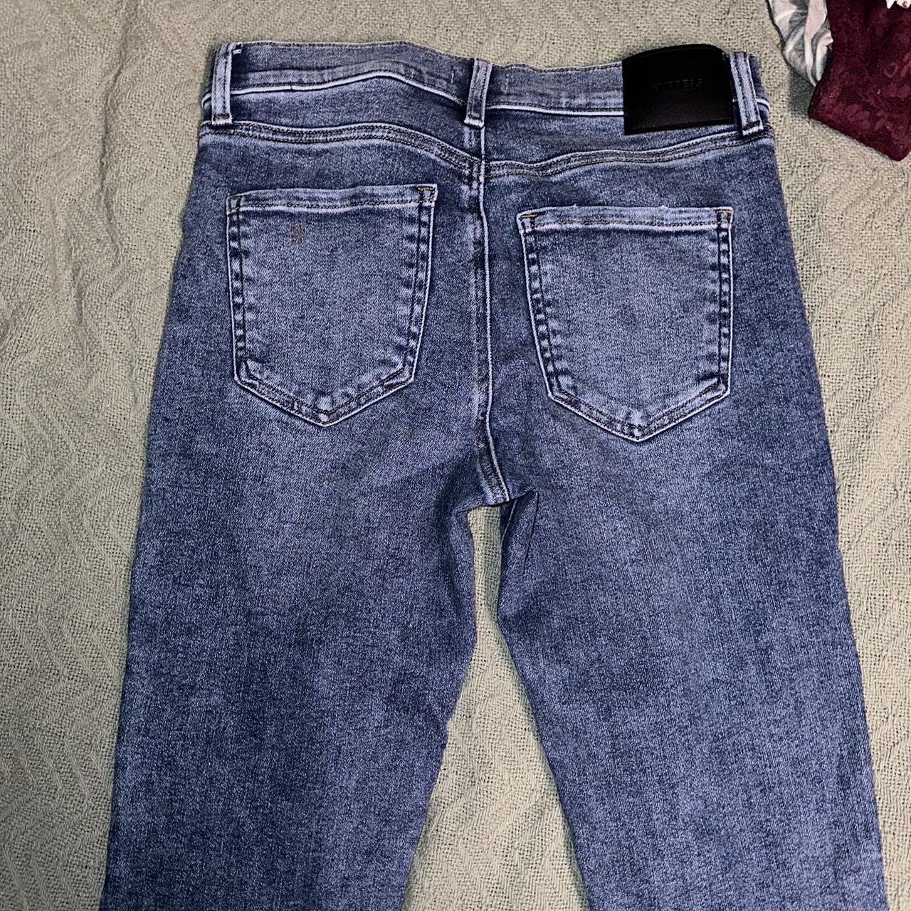 mid rise skyscraper jeans from express only worn to... - Depop