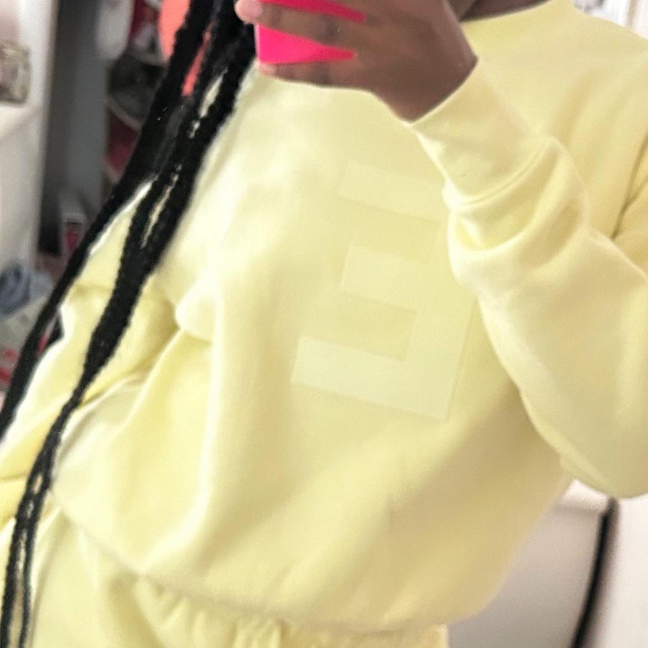 Yellow Essentials sweatshirt #Equality - Depop