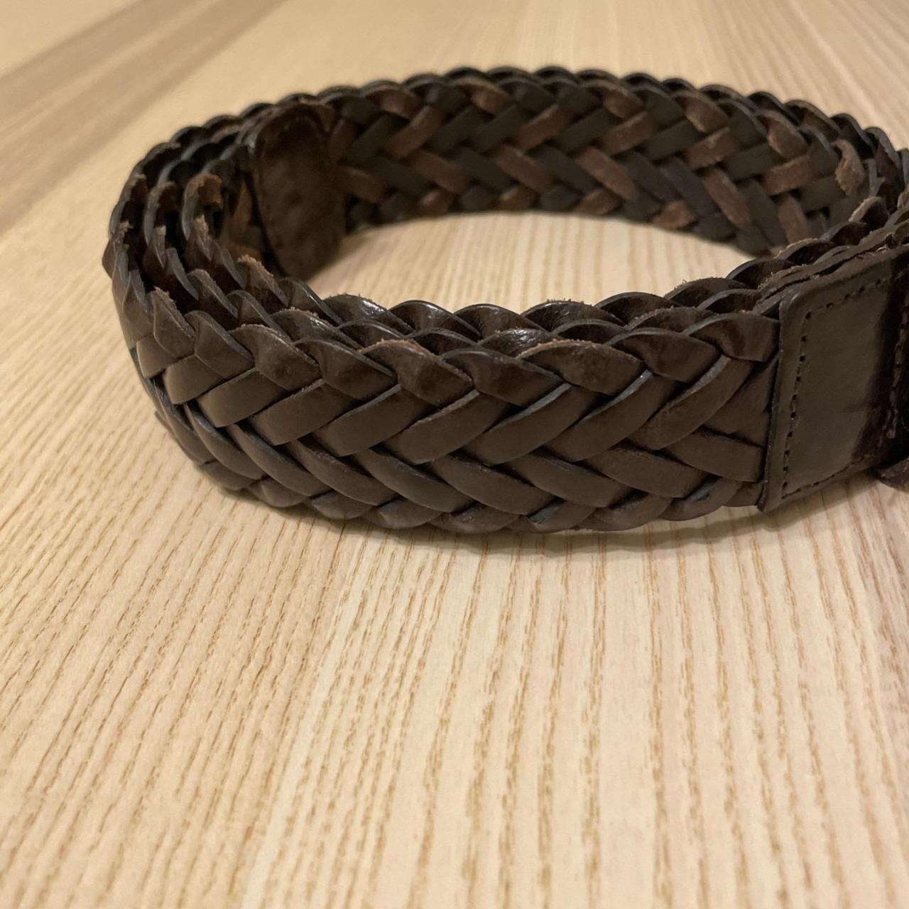 Men's Levi's leather belt braided size 40... | Depop