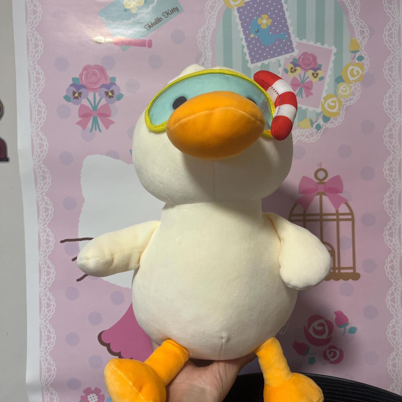 Cute scuba diving duck plushie/stuffed animal from... - Depop