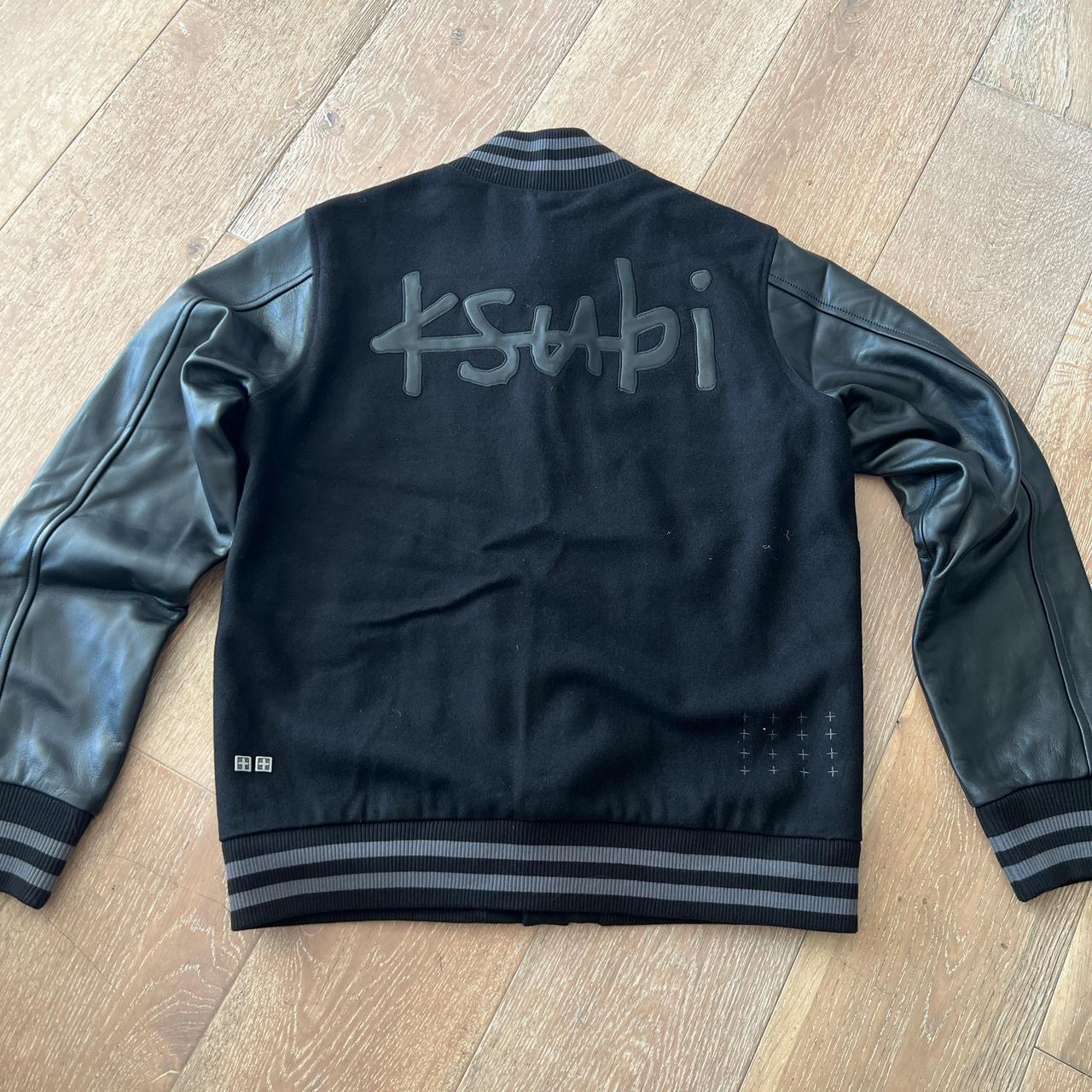 Ksubi King Letterman Jacket Black Size M RRP $480 - Depop