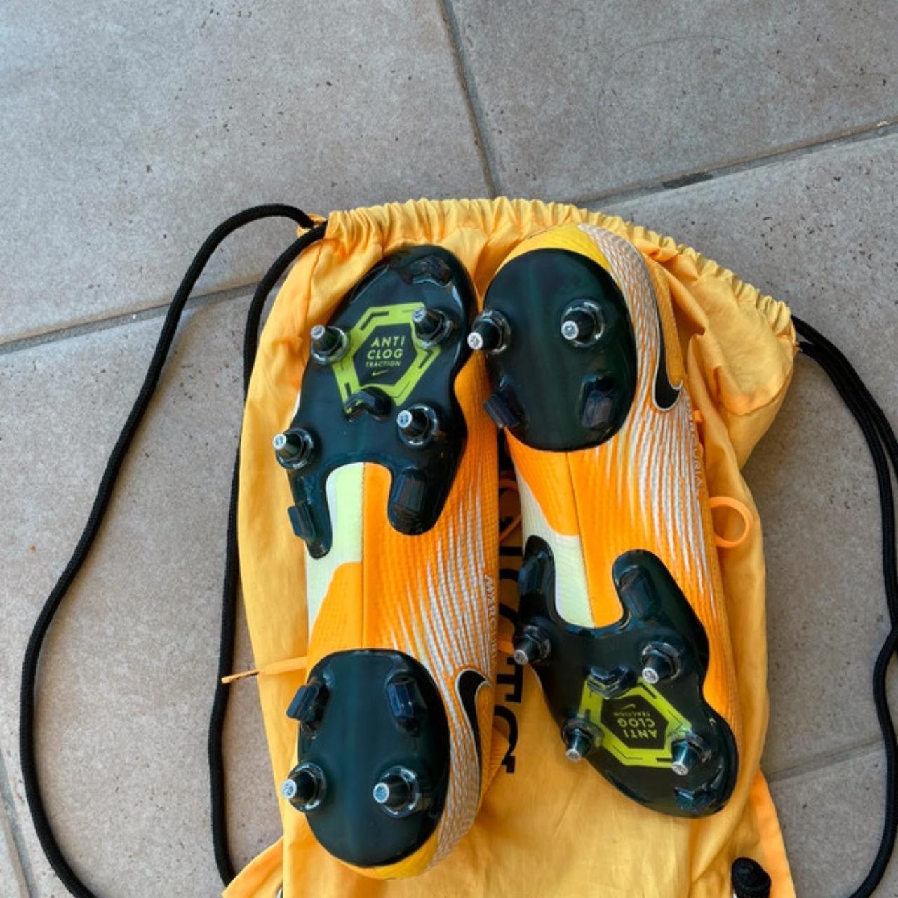 Yellow mercurial superfly VII Only worn 1 time, size... - Depop