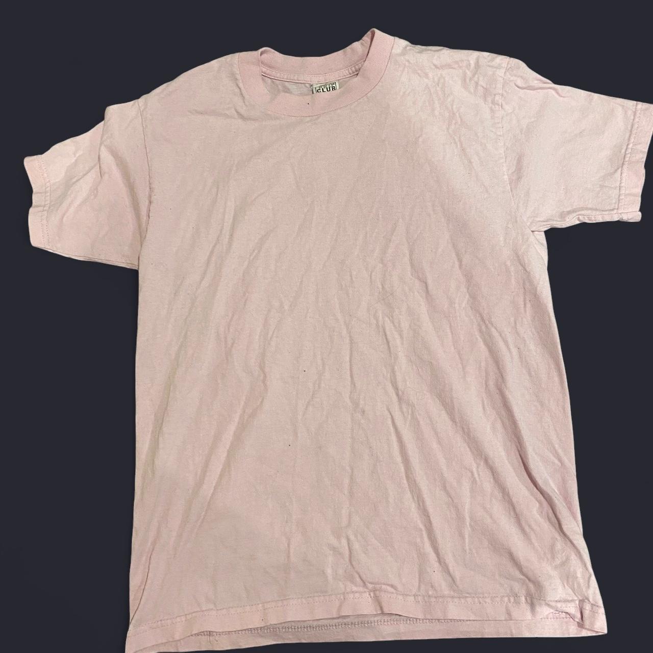 pink pro club shirt size medium | Depop