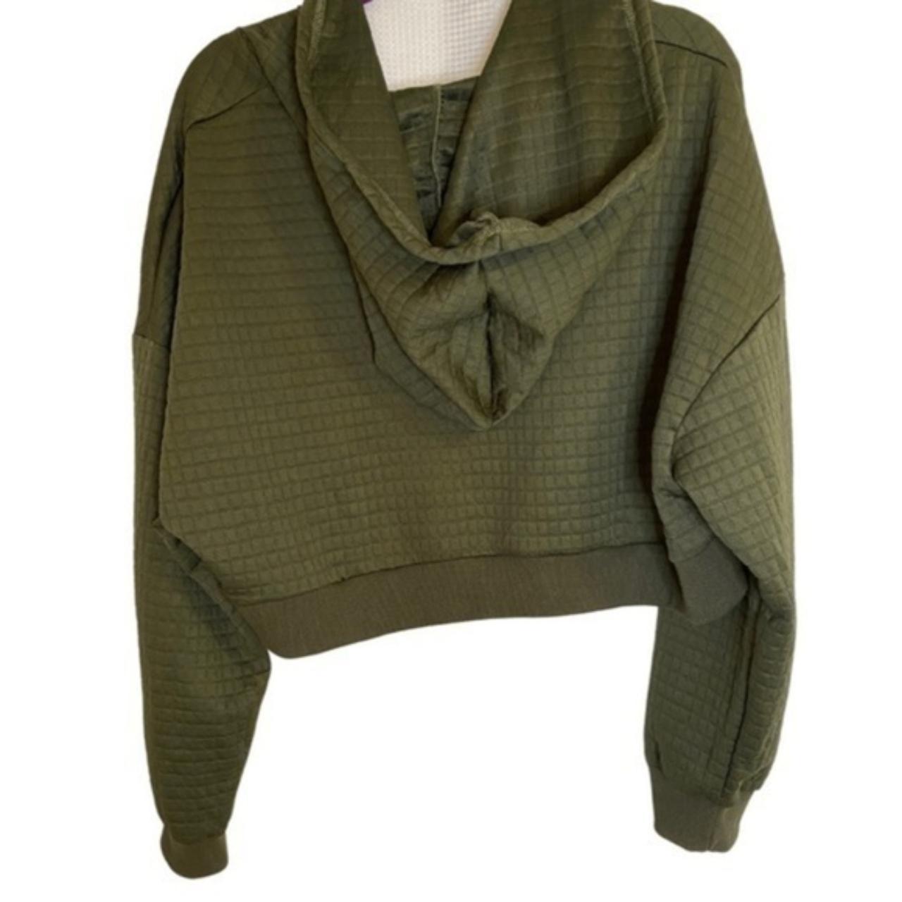 SHEIN Green Cropped Jacket SHEIN 3X Cropped Green... - Depop