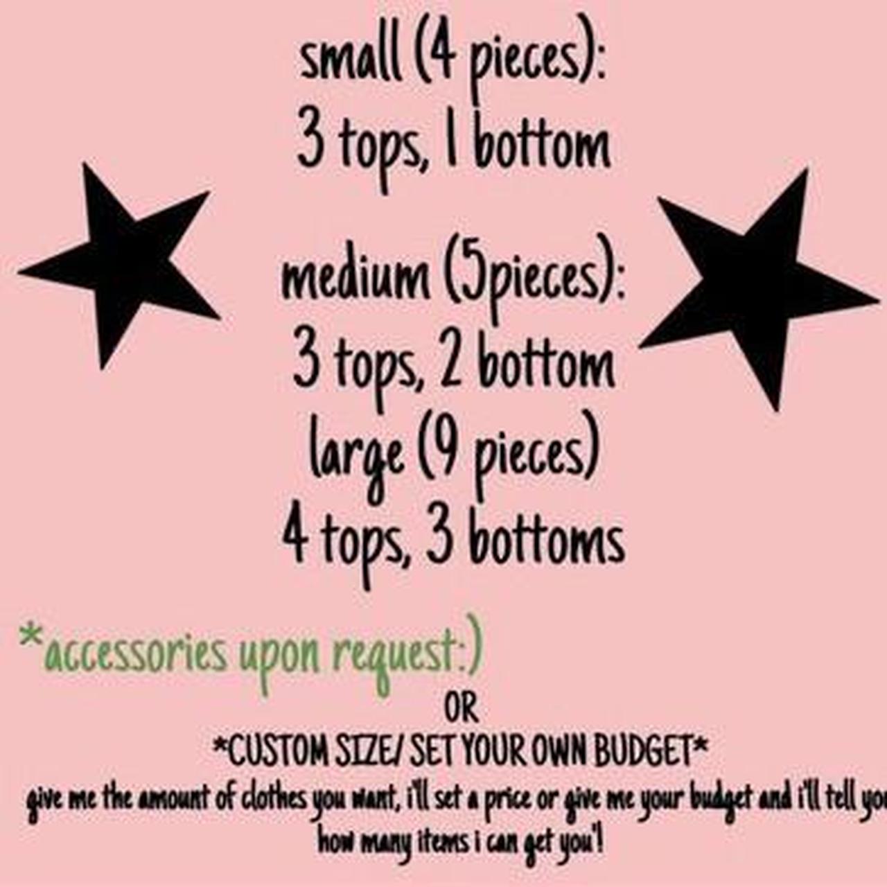CUSTOM STYLE BUNDLES *all examples shown are bundles... - Depop