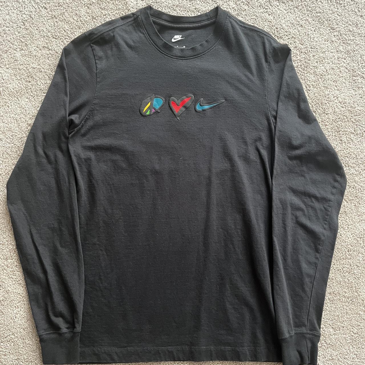 Black Nike long sleeve shirt Size S Great condition,... - Depop