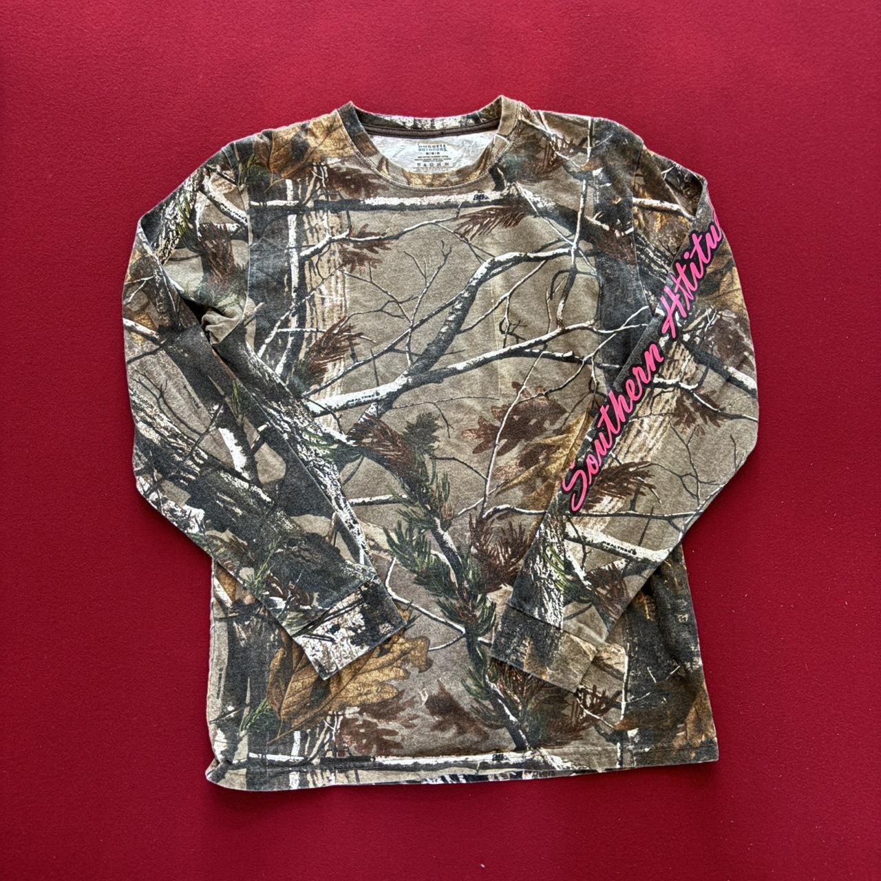 Realtree Camo Long-Sleeve print Southern... - Depop