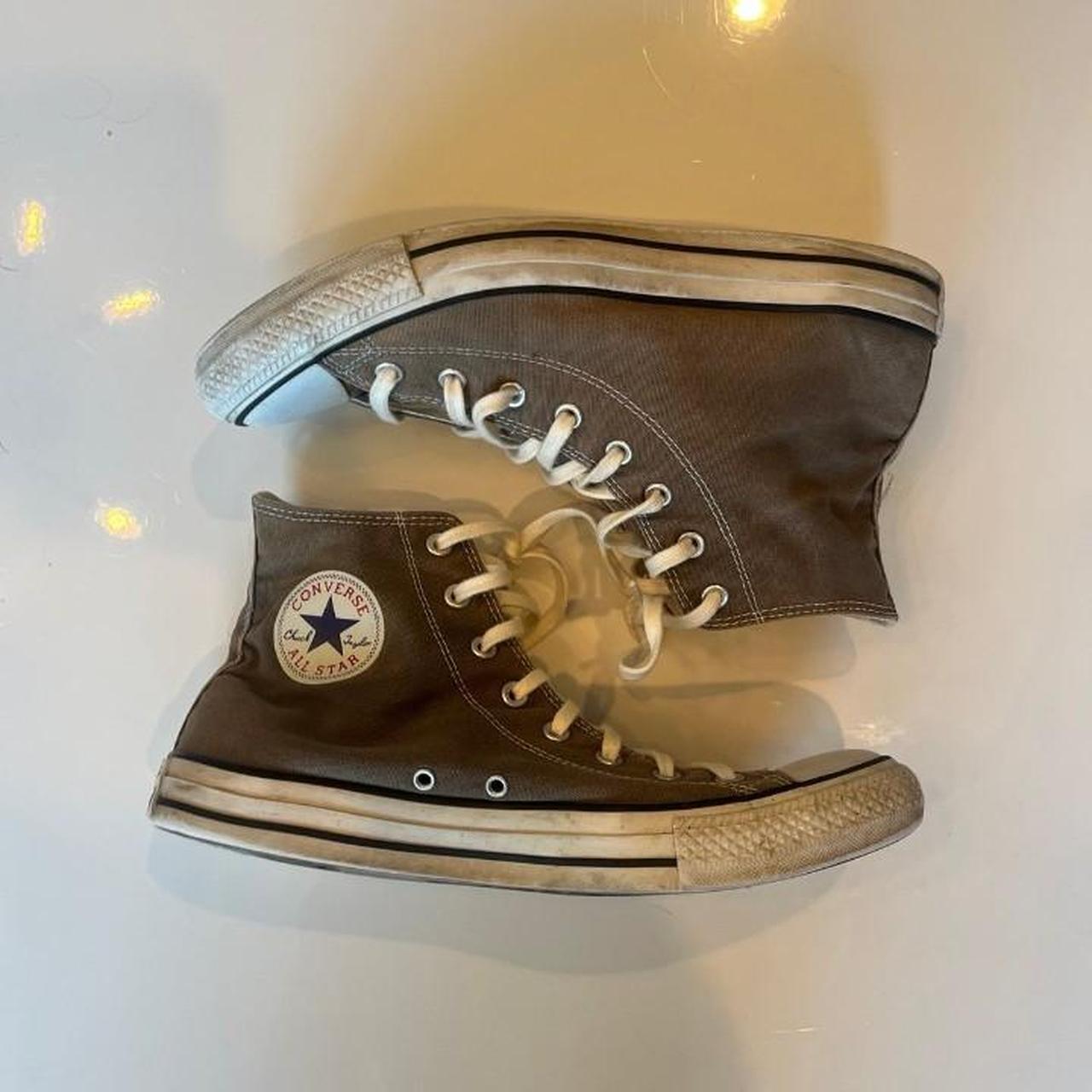 High Top Converse All Star Brown Mens size 12 Have... - Depop