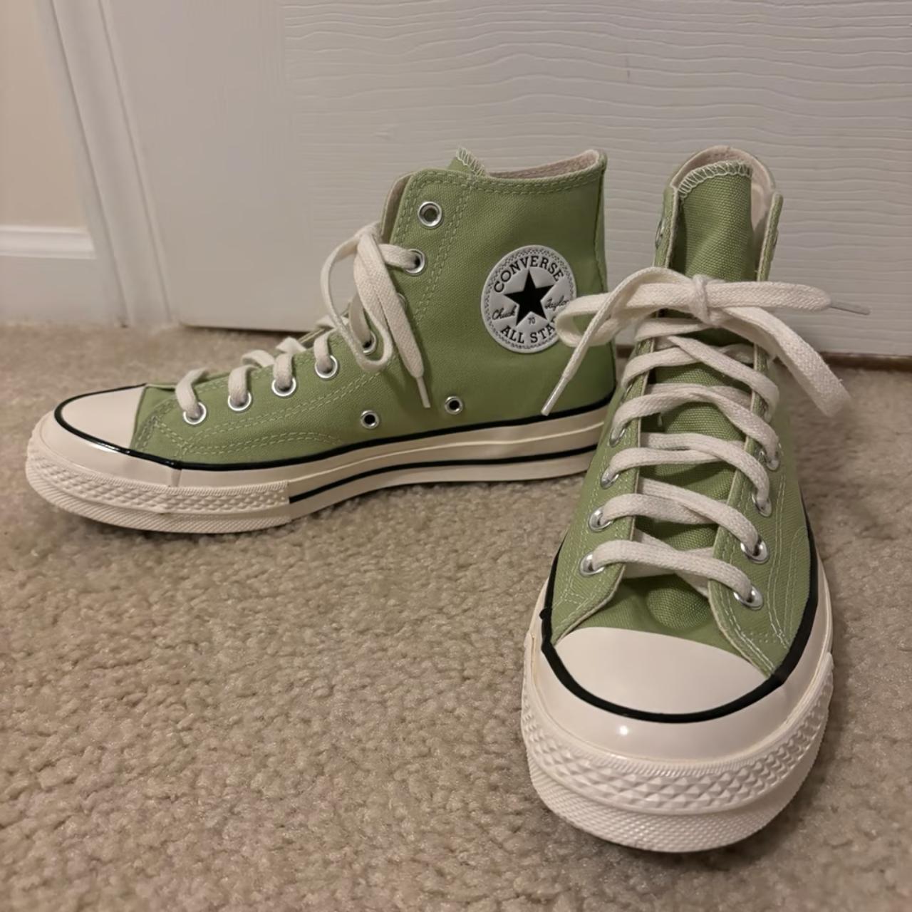 Green High Top Converse Stylish Converse All Star... | Depop