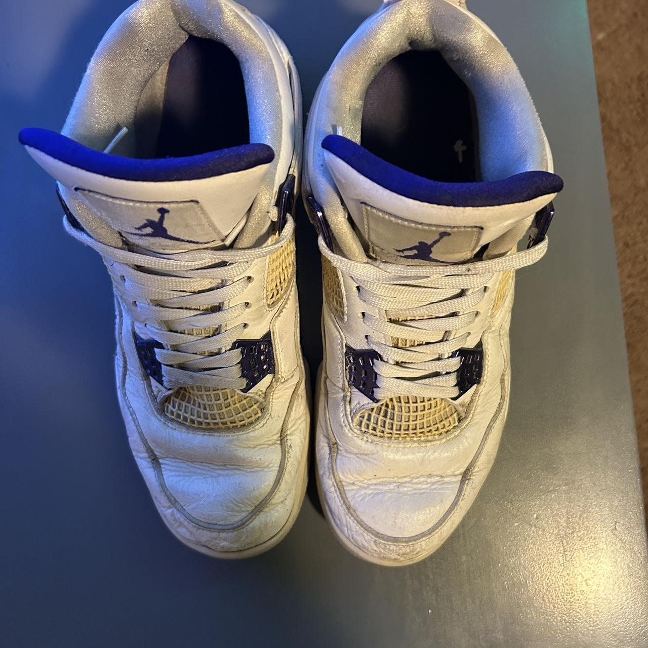 Jordan 4 purple metallic BEATERS Condition-5/10 No... | Depop