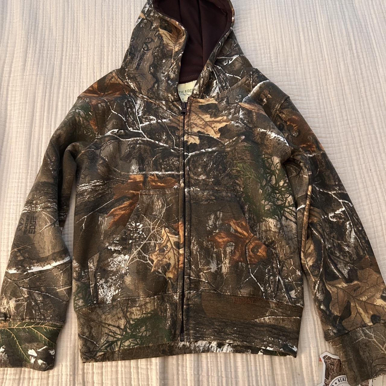 - Youth size small real tree jacket - Camo | Depop