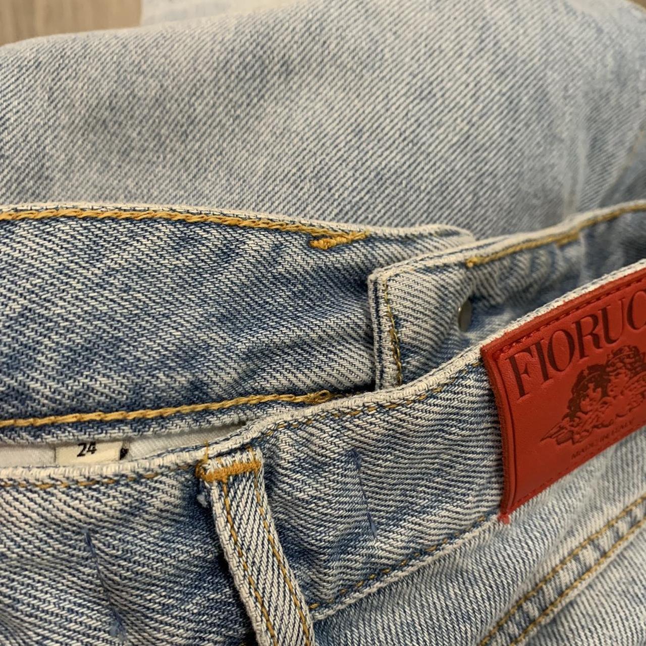 Fiorucci light blue jeans Made in Italy Worn once... - Depop