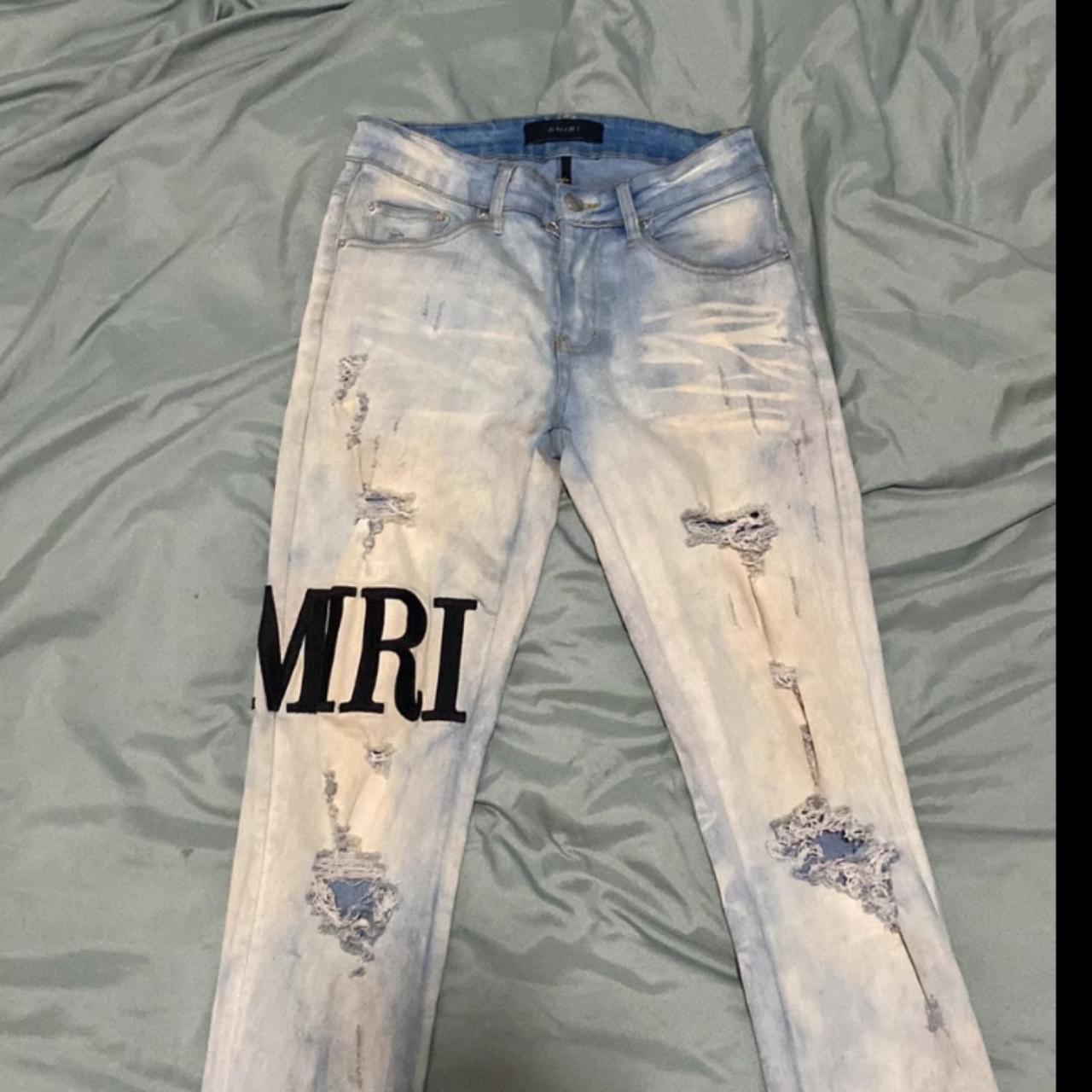 jeans amiris designer go for 1110 lmk any... - Depop